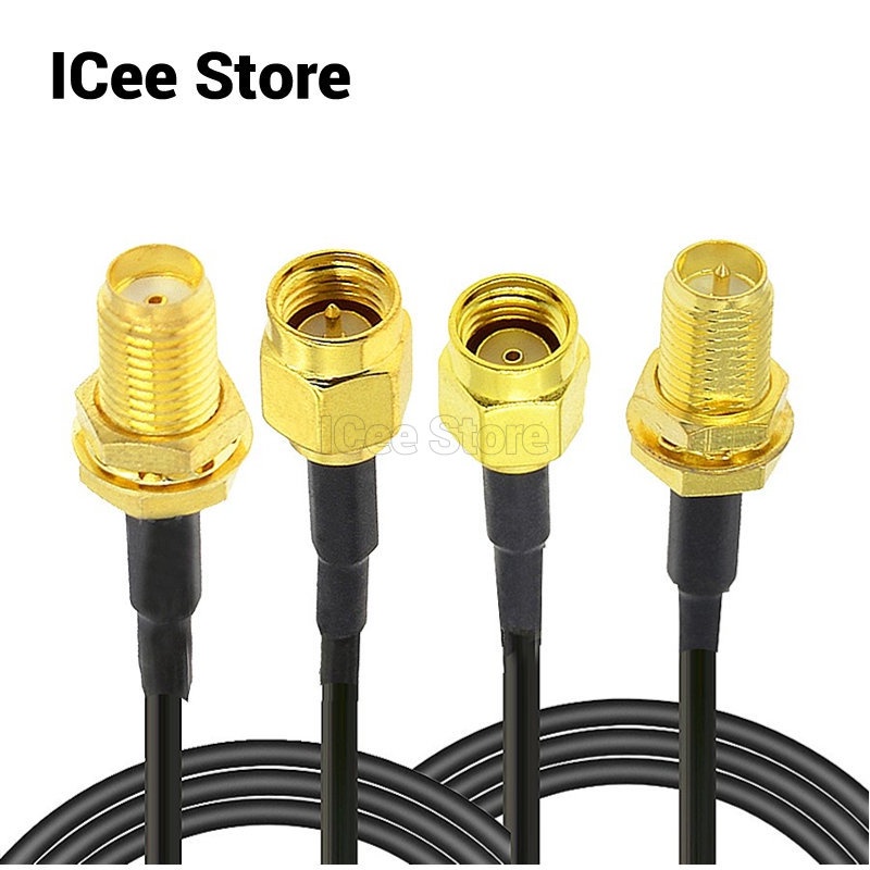 RG174 Cable GPRS 3G WIFI 4G GSM Antenna SMA Extension Cable RG174 Male Female for RF Connector ...