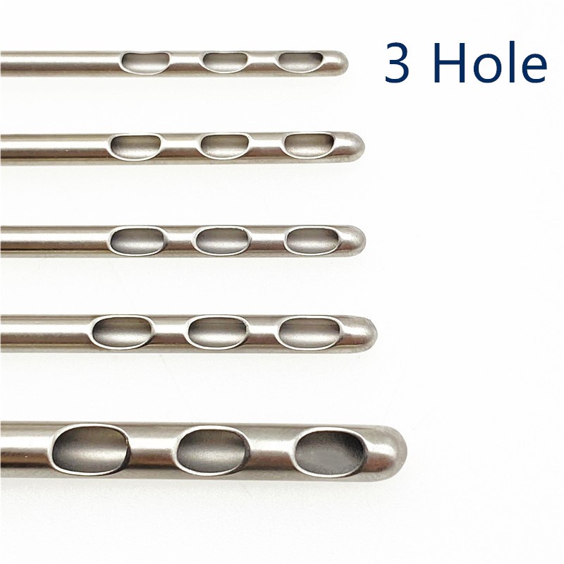 Liposuction cannula fat transfer cannula needle aspirator Three Hole ...
