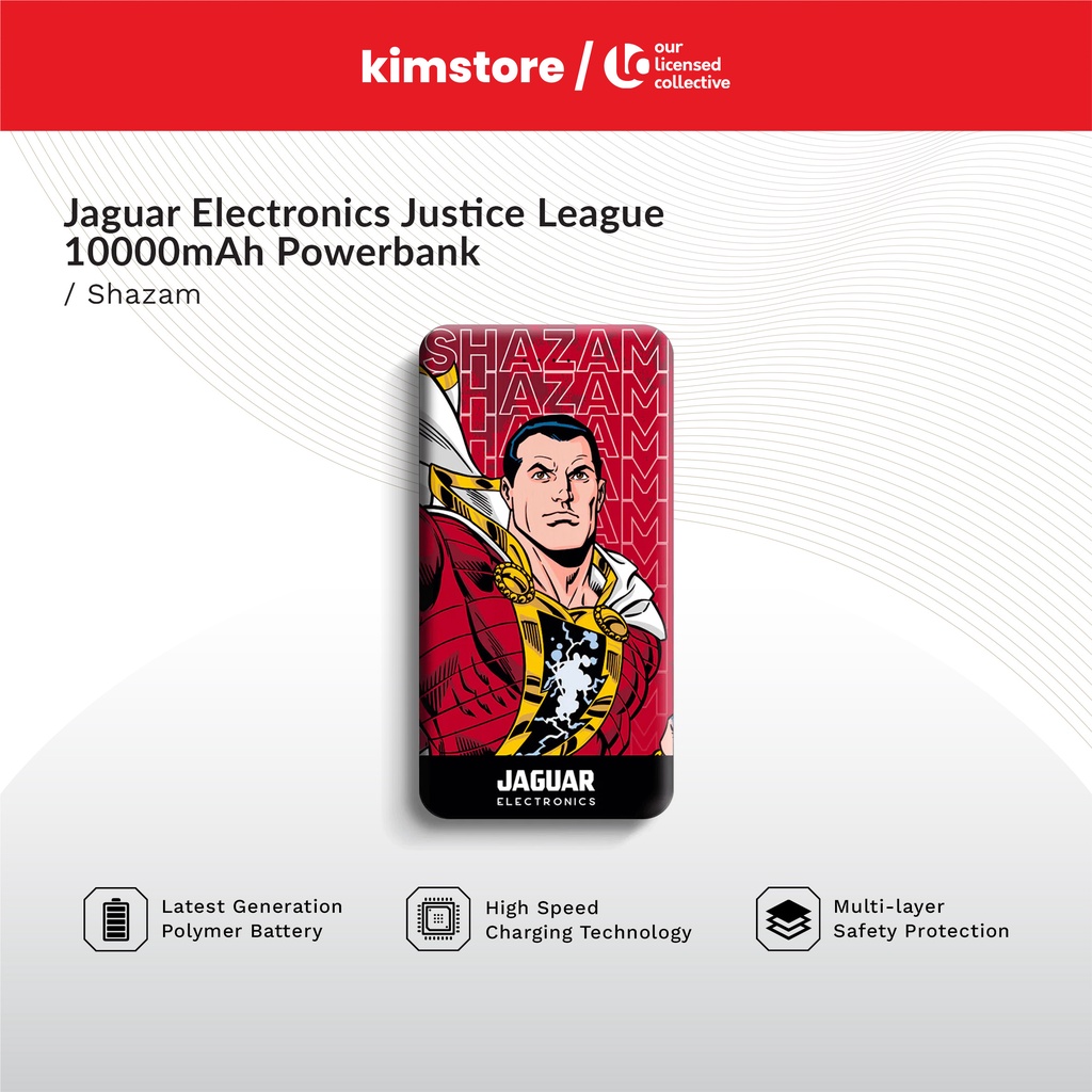 OLC Justice League 10000mAh Power Bank Shazam | Shopee Philippines