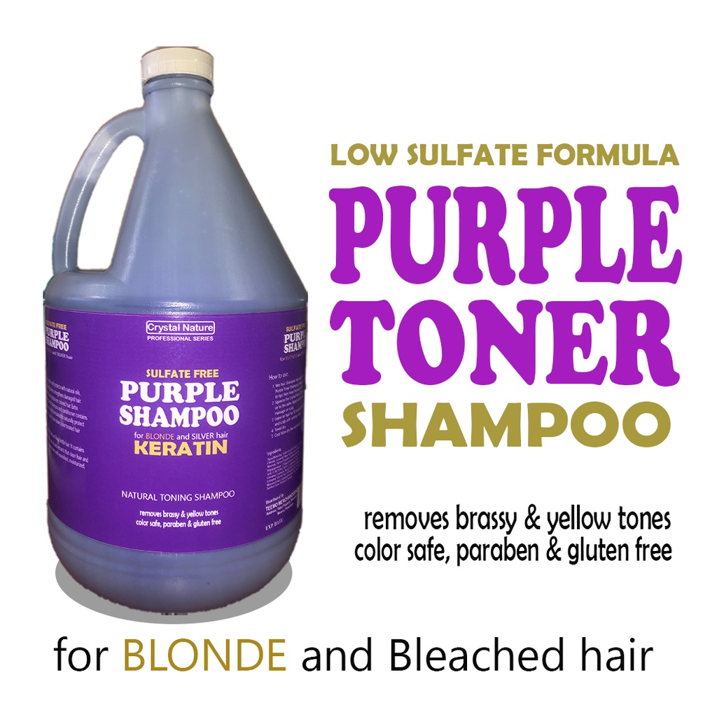 Crystal Nature Purple Shampoo 1 Gallon | Shopee Philippines