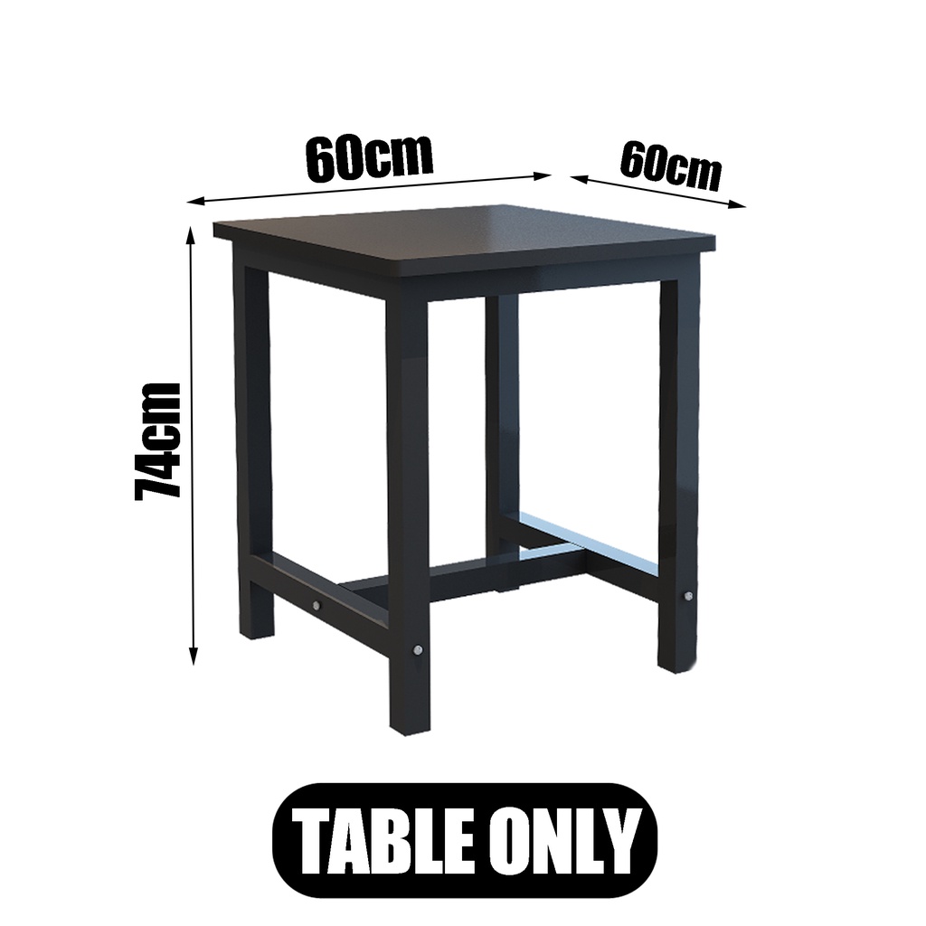 KRUZO MARIN 60cm x 60cm Dining TABLE ONLY | Shopee Philippines