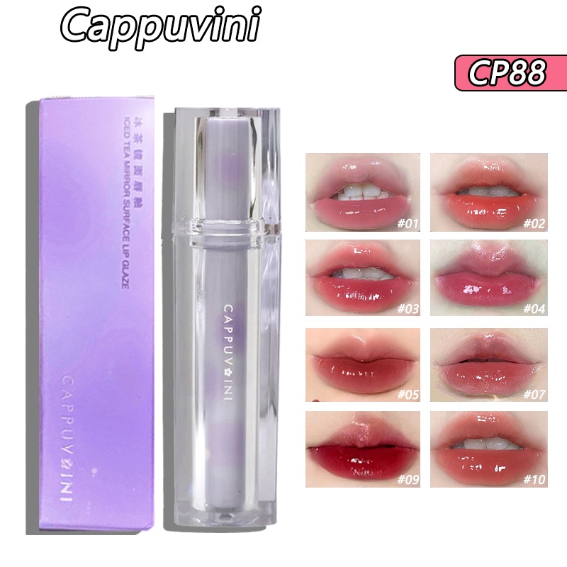 Cappuvini Mirror Moisturizing Lip Glaze 3G 1 Box/Piece | Shopee Philippines