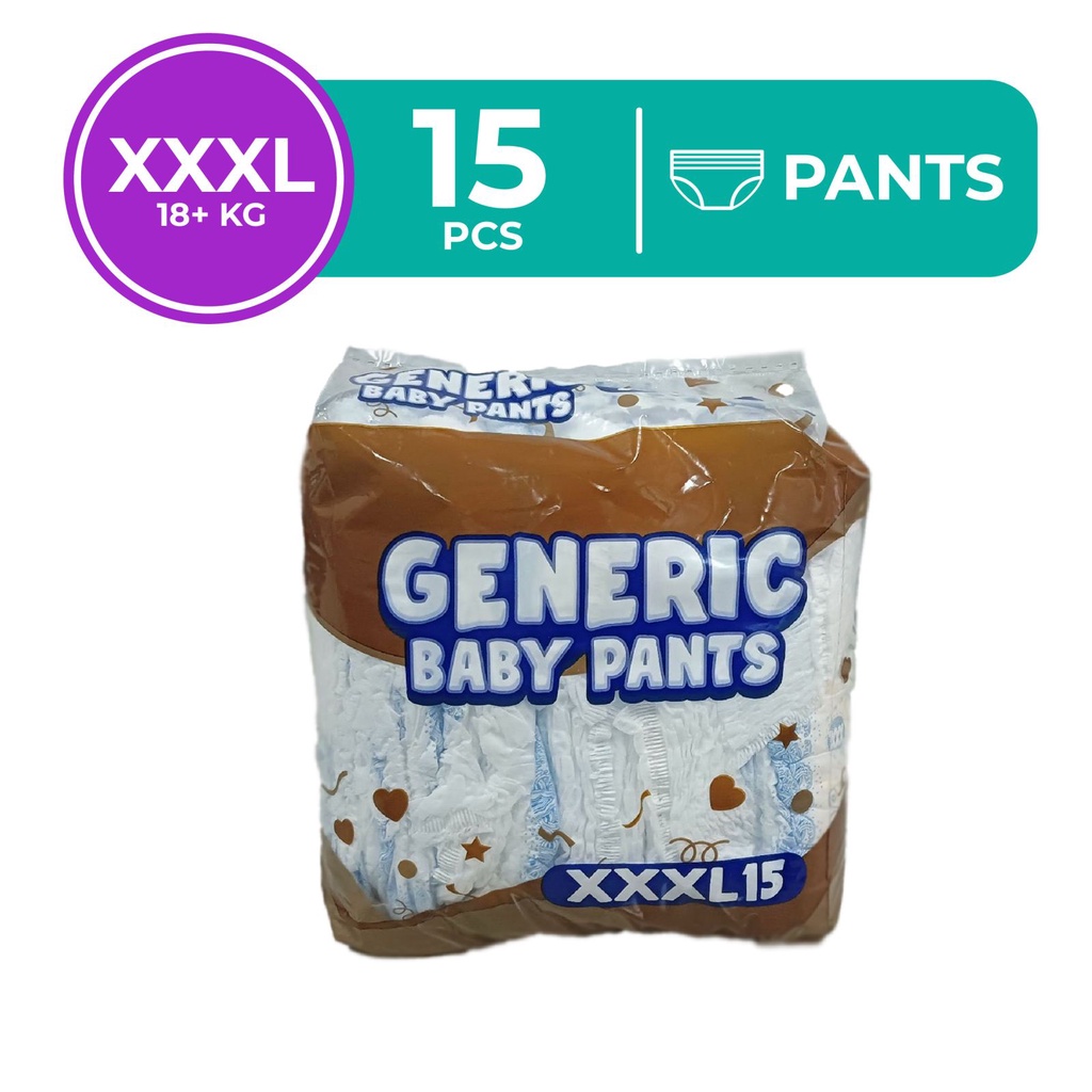 Generic Baby Diaper Pants XXXL 15s | Shopee Philippines