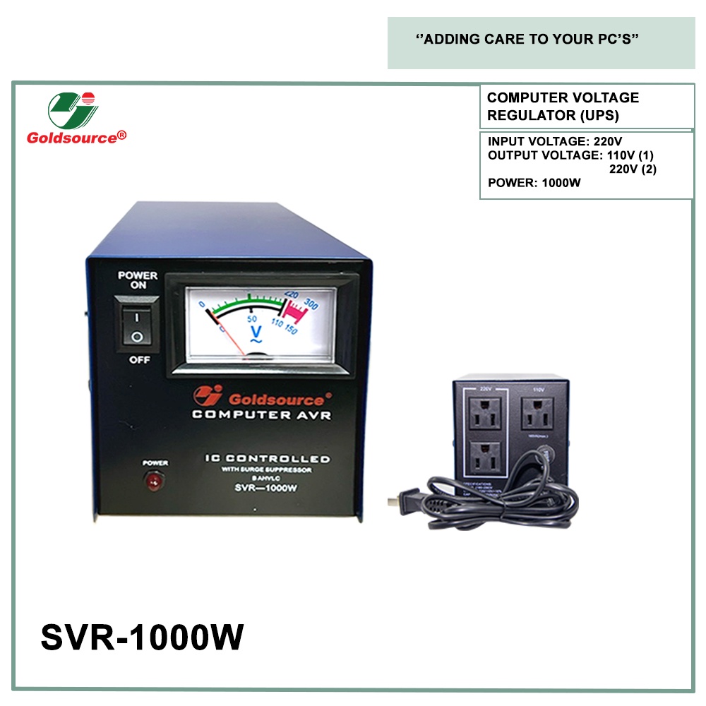 COMPUTER VOLTAGE REGULATOR UPS GOLDSOURCE 500W AND 1000W POWER SUPPLY ...