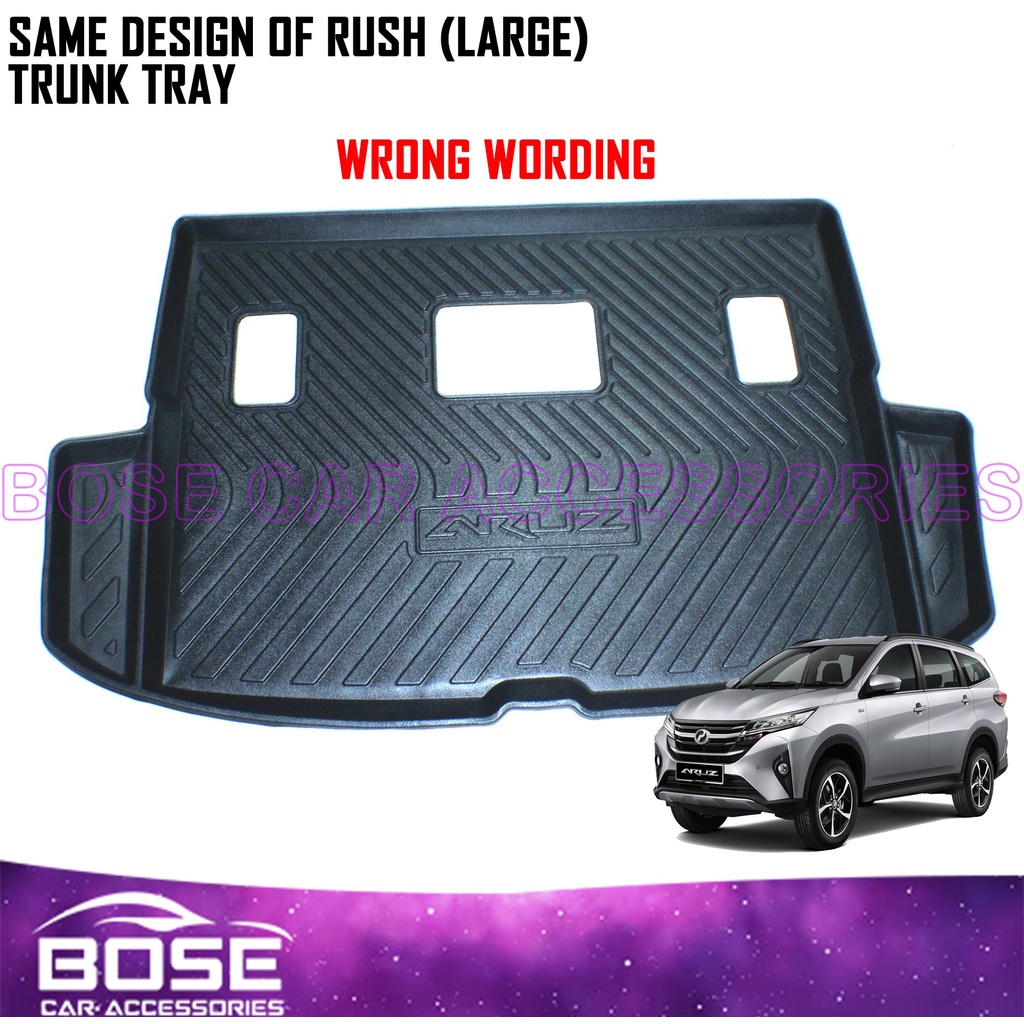Toyota Rush 2018 - 2023 Model OEM Rear Trunk Tray / Cargo Trunk Tray ...