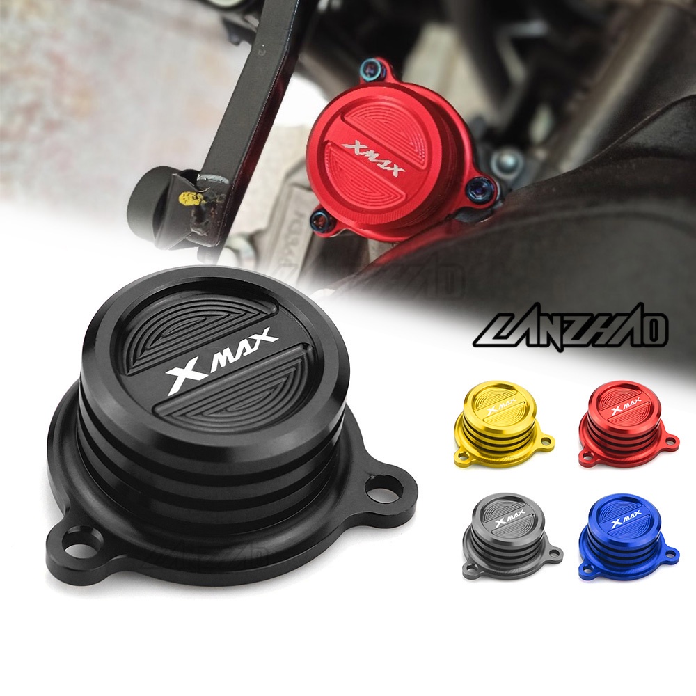 for YAMAHA Xmax 300 v1 v2 CNC Oil Filter Cover Engine Stator Fuel Cover ...