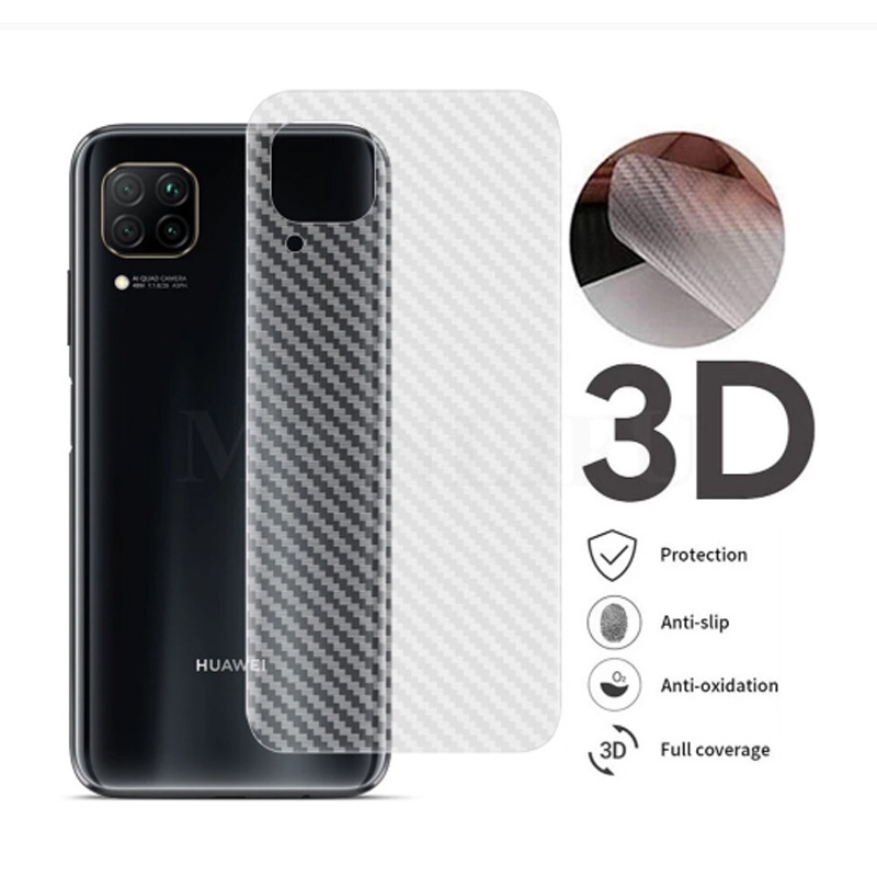 Realme C35 C33 C31 C30 C30s C25s C25y C21y Carbon Pattern Back Film for ...
