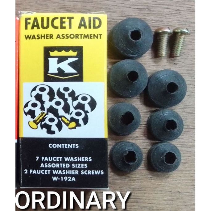 FAUCET LEAK REPAIR FAUCET AID FAUCET REPLACEMENT WASHERS ASSORTMENT ...