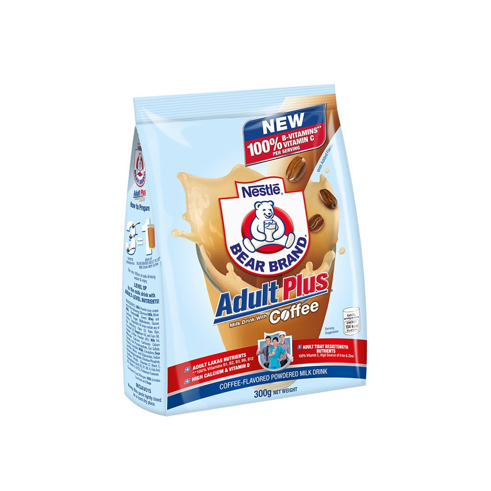 (quaker milk)Bear Brand Adult Plus Milk Powder with Coffee 300g ...
