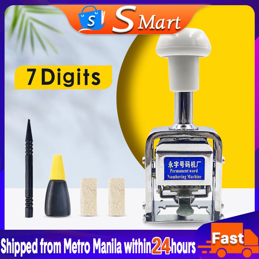 【Soyamar】Number Machine 7 Position Automatic Numbering Machine Page ...