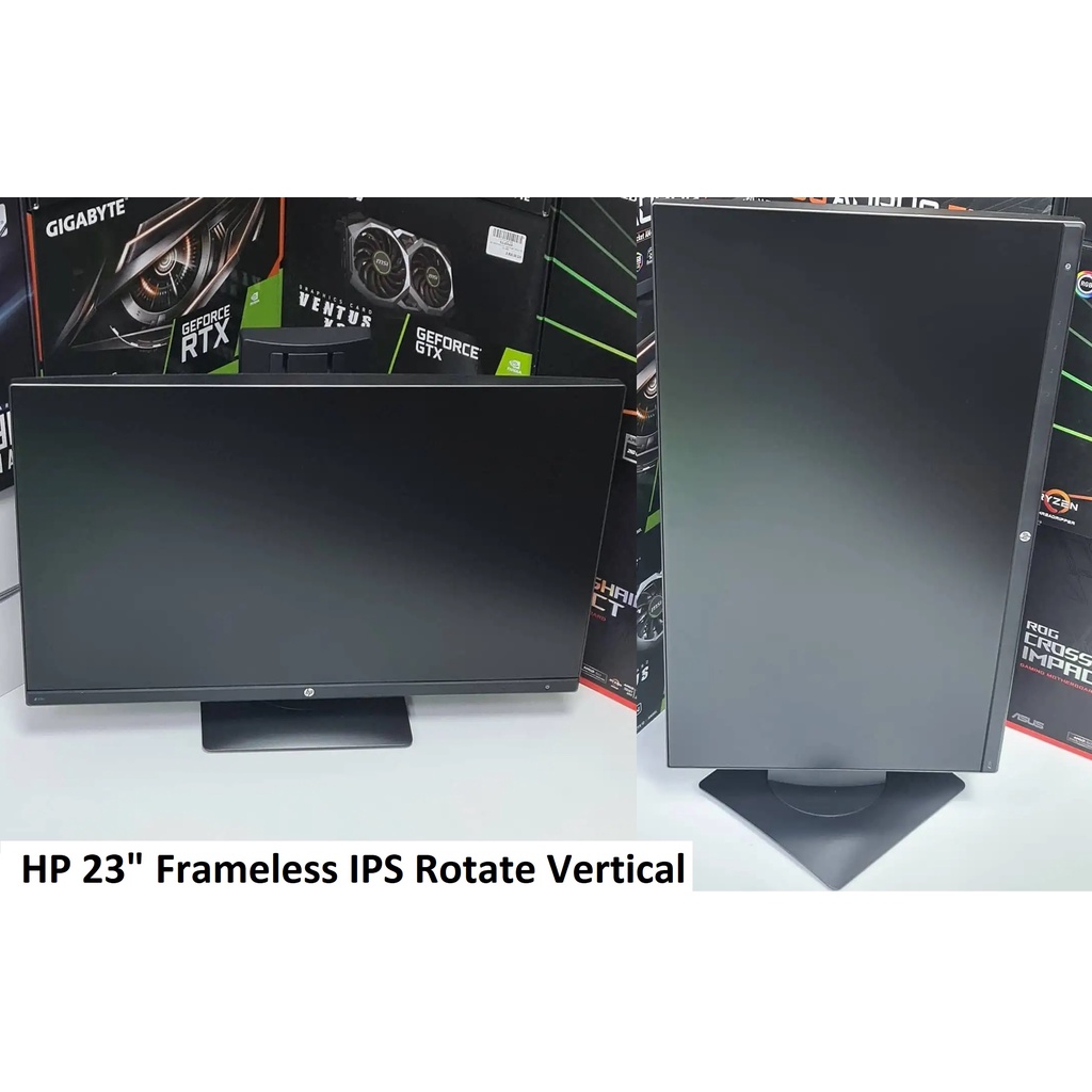 HP 24 inch Frameless IPS LED monitor, Rotate Vertical,Height Adjustable ...