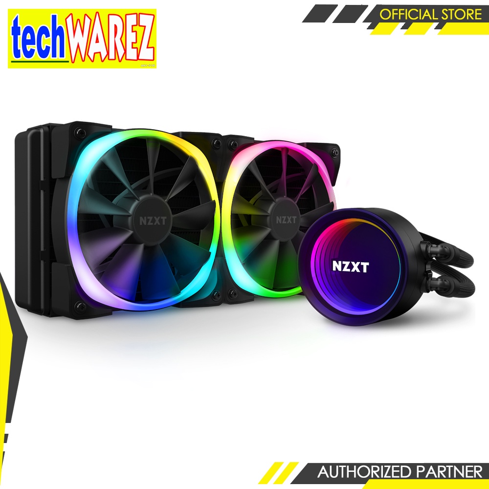 NZXT Kraken X53 RGB 240mm Aio CPU Cooler Rotating Infinity Mirror ...