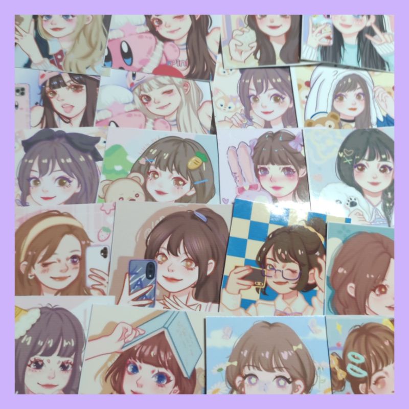 Kawaii Aesthetic girls icon stickers | Shopee Philippines