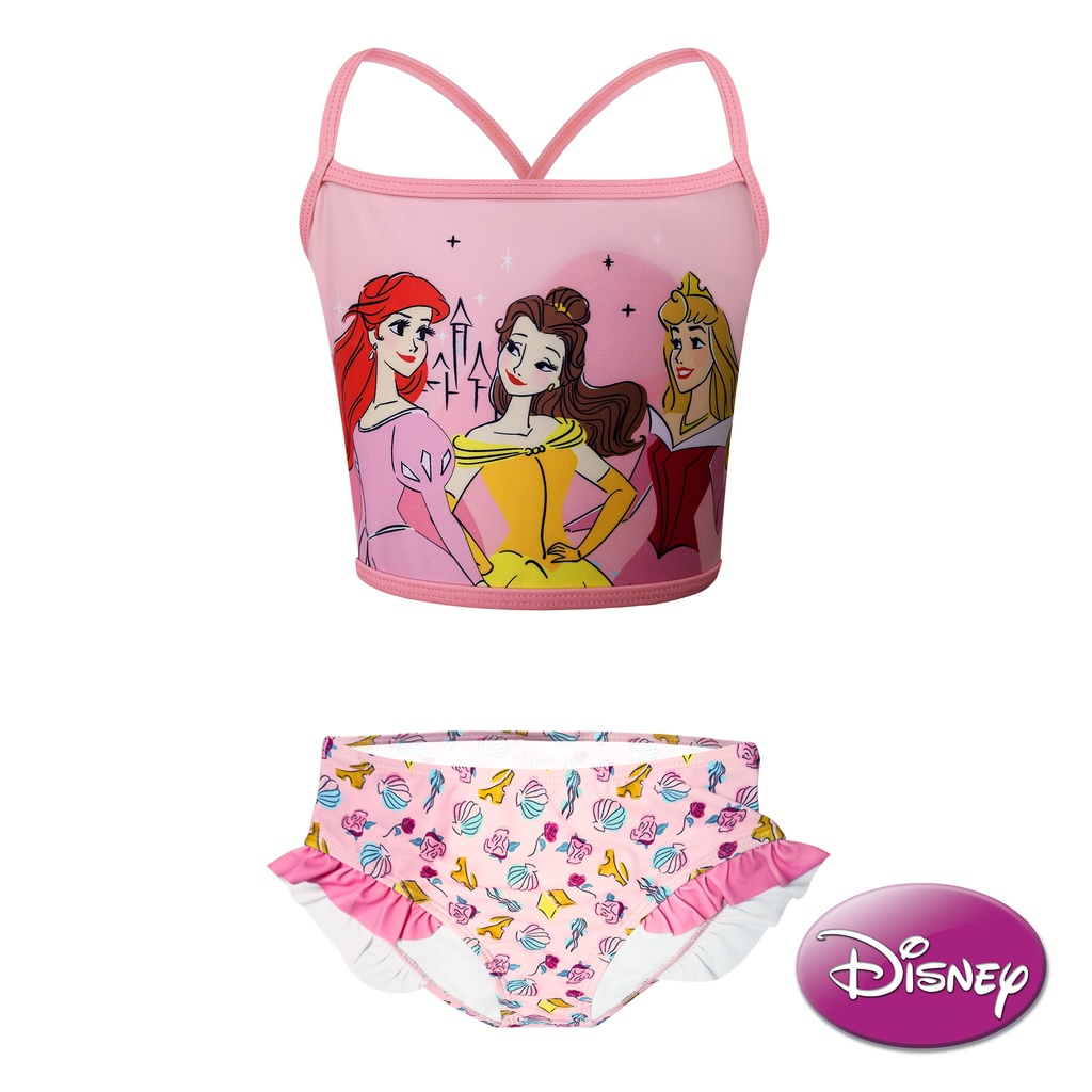 Disney Princess Halter Top Bikini Set Girls Kids Swimwear | Shopee ...