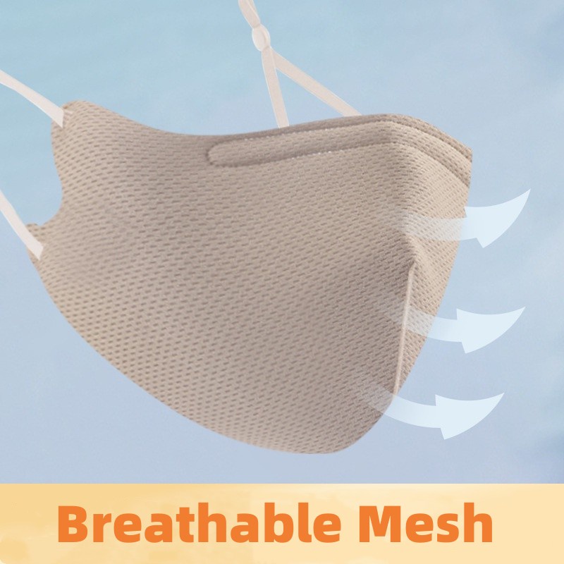 Adult Cotton Mask Reusable Washable Cloth Mesh Mask Breathable Face ...