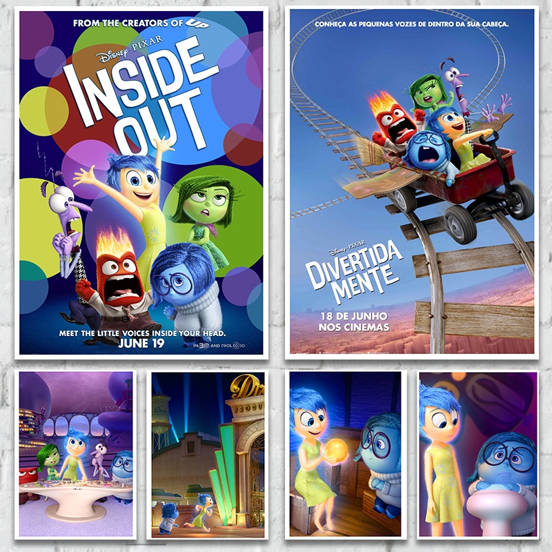 Popular Movie Inside Out Vintage Poster Medical Decoracion Painting ...