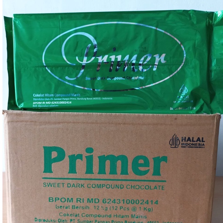 Primer Sweet Dark Compound Chocolate 1KG/ PRIMER Chocolate Bar | Shopee ...