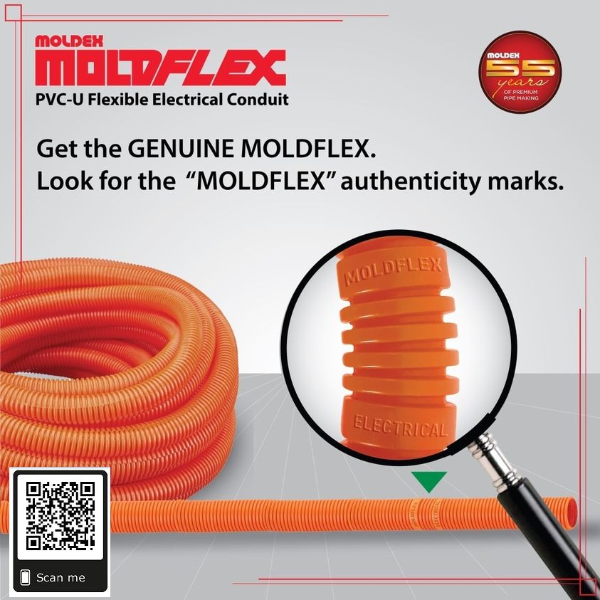 MOLDFLEX PVC-U FLEXIBLE ELECTRICAL CONDUIT 20mm | Shopee Philippines