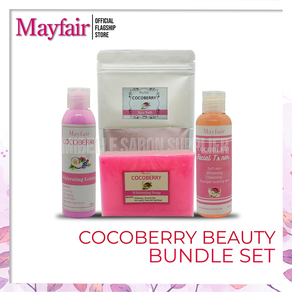 Cocoberry Soap Whitening Original Face & Body Bundle Set By Mayfair ...