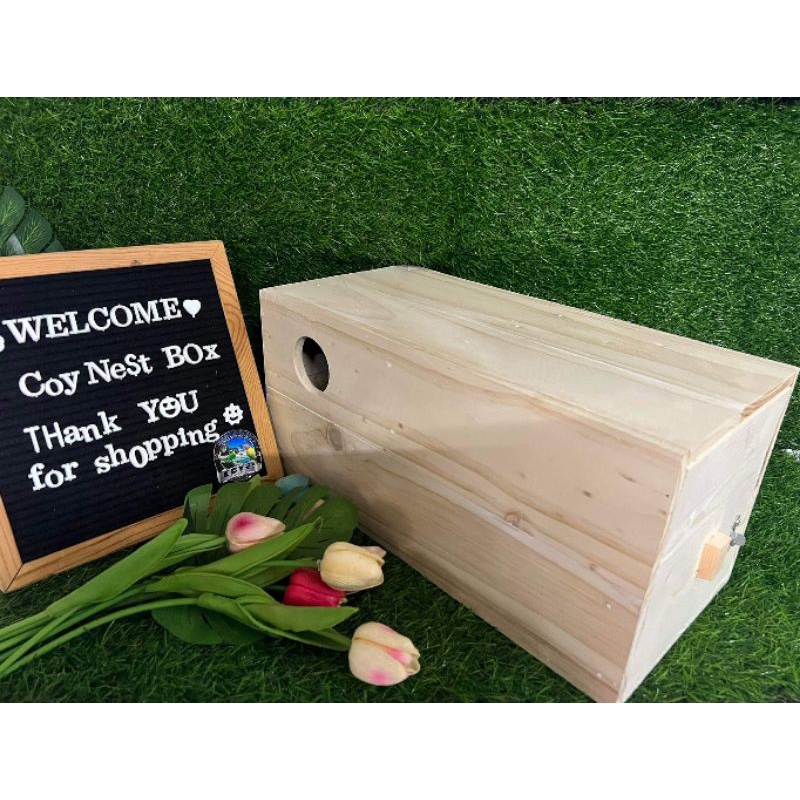 8x16 AFRICAN LOVE BIRD NEST BOX ALBS NESTBOX | Shopee Philippines