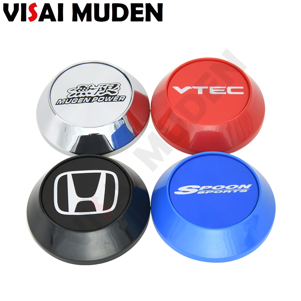 4PCS 65MM/60MM Rim Cap HONDA MUGEN VTEC SPOON SPORTS Sticker Wheel ...