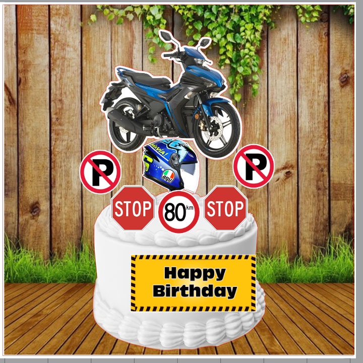 Yamaha y16 Cake Topper 001 | Shopee Philippines