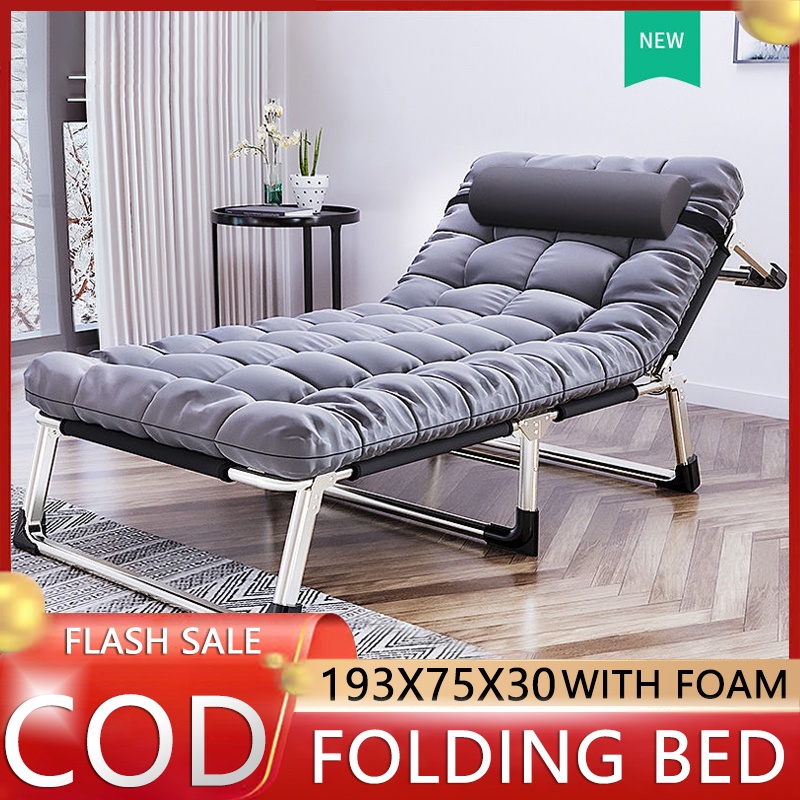 193x75x30 Folding bed portable bed Outdoor adjustable folding bed ...