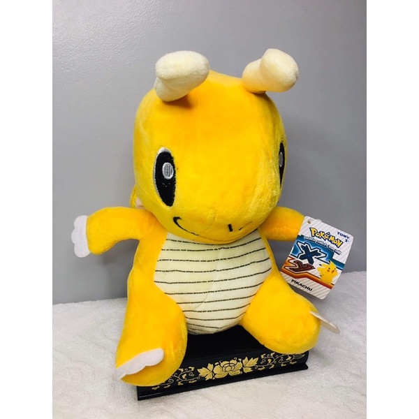 TAKARA TOMY Pokemon Pikachu 10” Dragonite Plush Doll Dragonite Kimi Ni ...