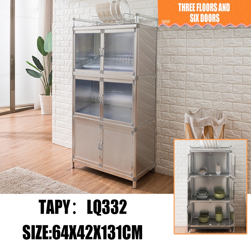 Aluminum Alloy Kitchen Storage Cabinet | Rust‑Proof Waterproof Dining ...