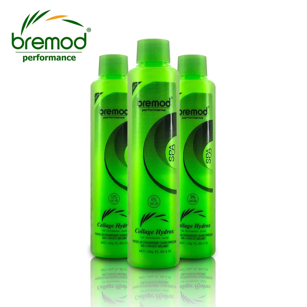 Bremod hair color Hydrox Oxidizing Cream mixing with hair color and ...