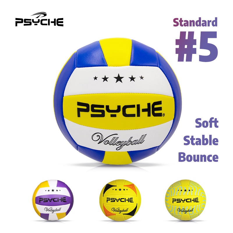 Psyche Volleyball Ball Original Size 5 Special Soft Stable Bounce ...