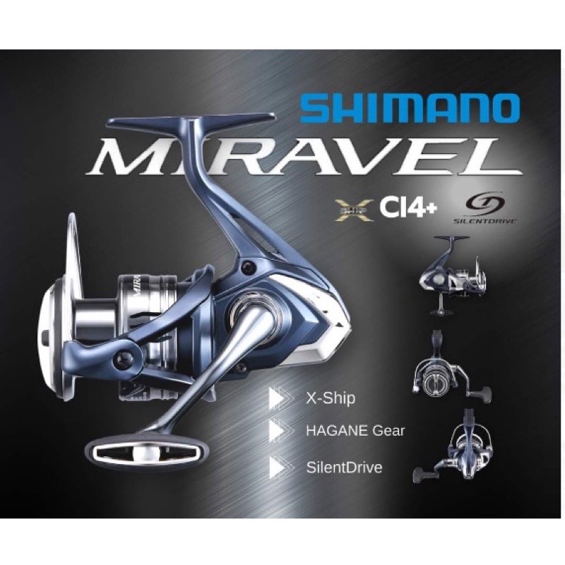 22 SHIMANO MIRAVEL NEW MODEL SPINNING REEL WITH ONE YEAR WARRANTY | Shopee Philippines