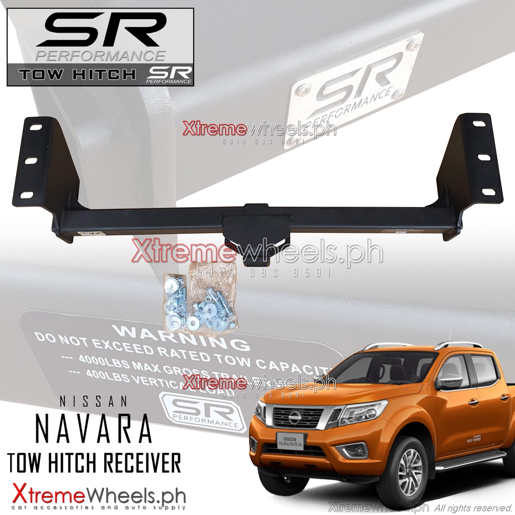 Navara 2015 to 2025 SR Performance Tow Hitch Receiver Rear Bumper bike ...
