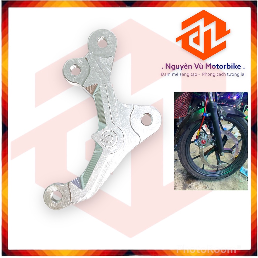 Front bass Raider/Satria 290/295mm disc uses 2 symmetrical pistons ...