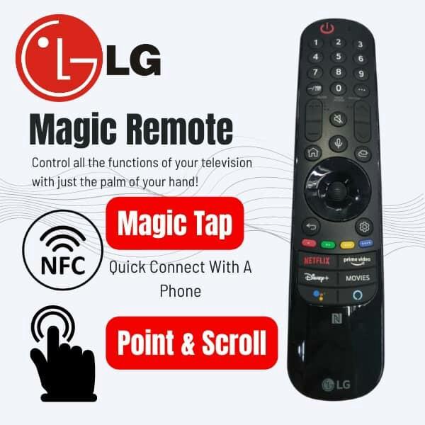 Magic remote TV LG AN-MR21GA MR21GA MR21GC with NFC | Shopee Philippines
