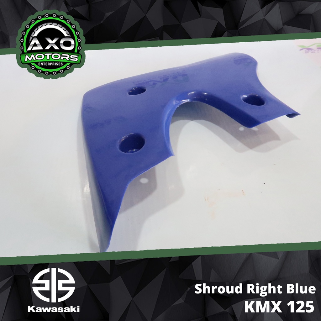 Shroud engine Right KMX 125 blue Genuine. | Shopee Philippines