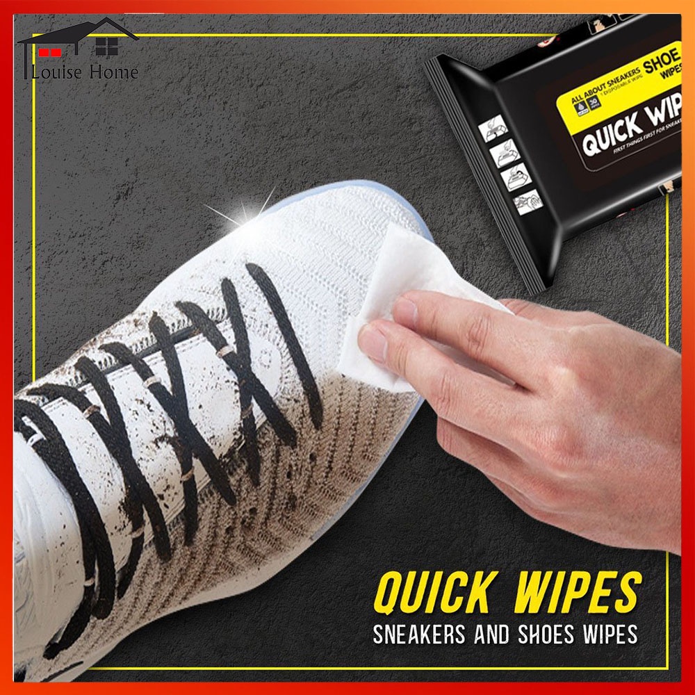 (Delivered from Manila) 30 pieces/bag of shoe wipes Quick shoe wipes ...