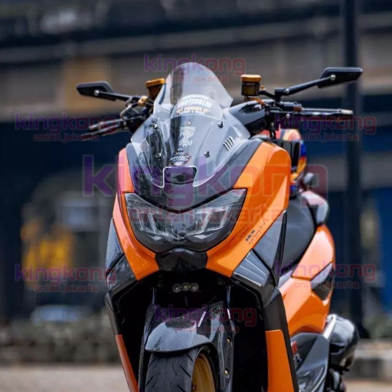 WINDSHIELD VISOR Nmax sporty mini V2 finTDR. Nmax sporty Visor mini ...