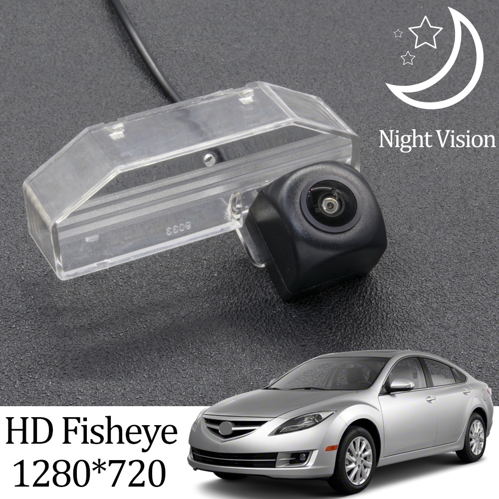 HD Starlight night vision CCD 12V 1280*720 Fisheye Rear View Camera For ...