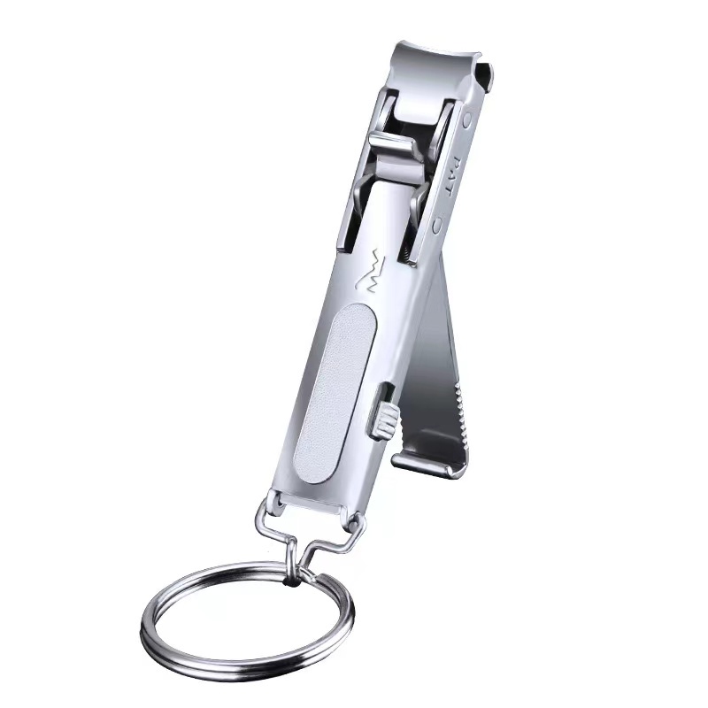 EDC Nail Cutter Keychain Nail cutter Stainless Steel Trimmer Clipper ...