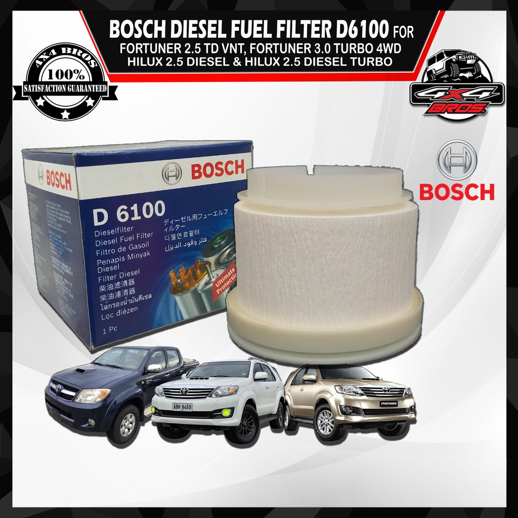 BOSCH FUEL FILTER for Fortuner 2.5TD VNT/3.0 4WD,Hilux 2.5/2.5Turbo ...