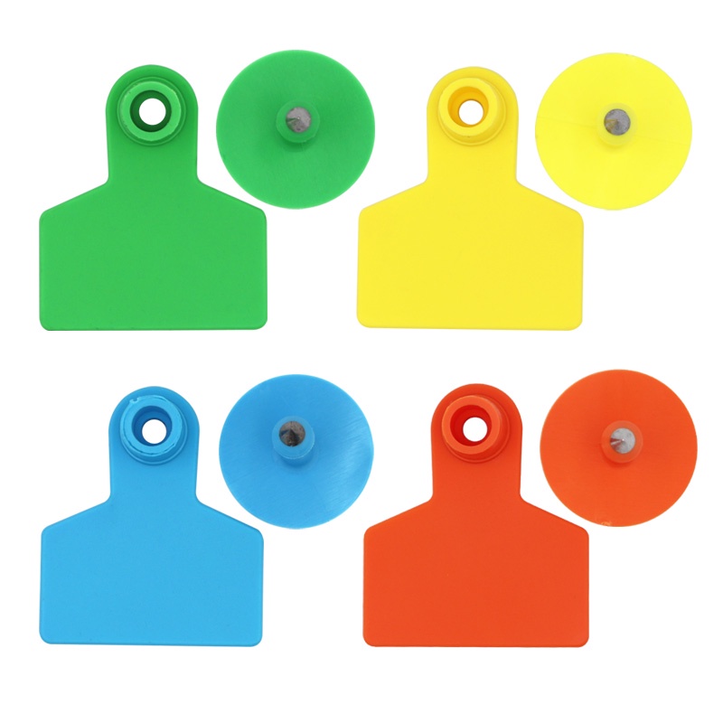 【Ready stock】100Pcs High Quality Pig Blank Ear Tags TPU Material 4 ...