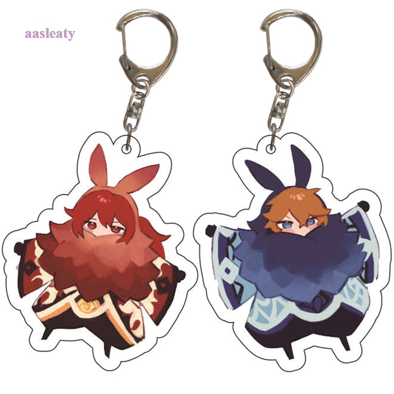 Aasleaty Cute Genshin Impact Game Character Acrylic Keychain Sayu ...