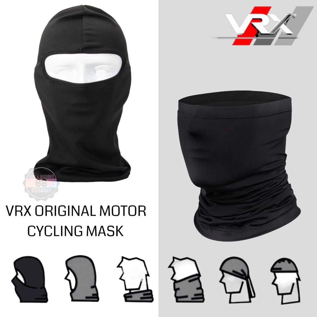 VRX Racer Balaclava Mask Sun Protection Cycling Face Mask Motorcycle Ice Silk Full Face Headgear ...