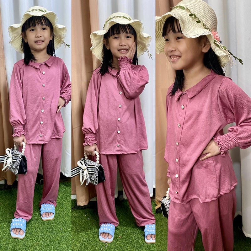 AIZAL COORDS KIDS 4-6 (7 petite) | Shopee Philippines