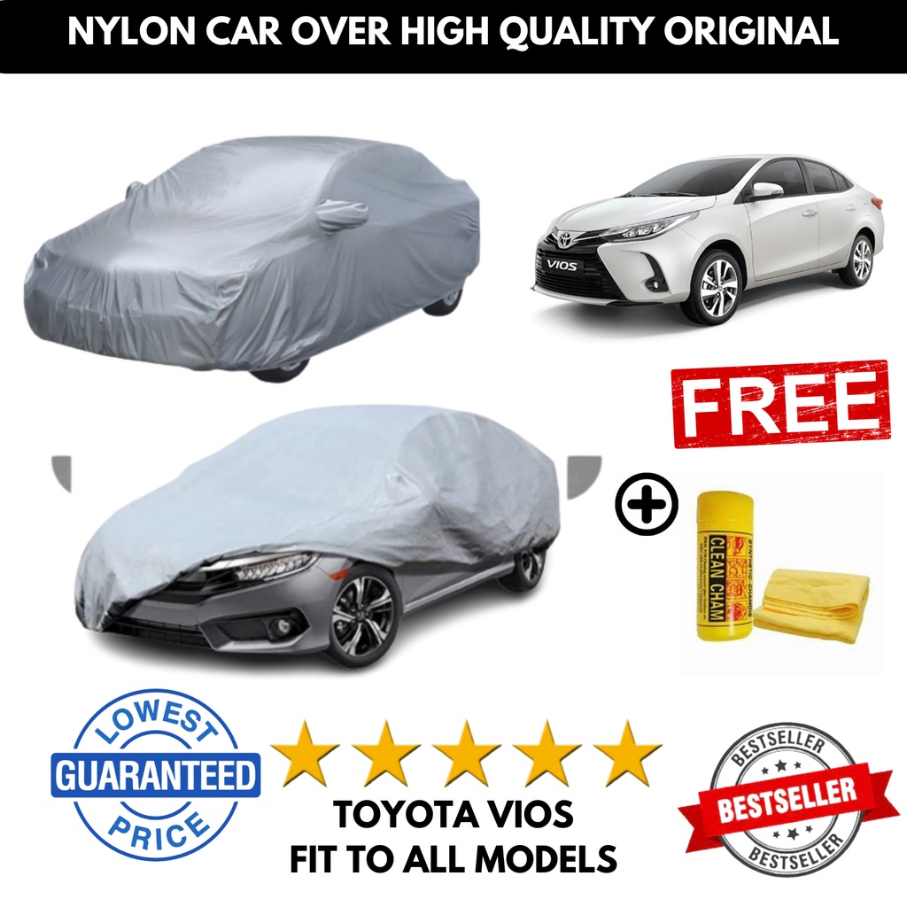 ORIGINAL TOYOTA VIOS CAR COVER VIOS XLE / XE / GEN 1 TO GEN 4 HEAT ...
