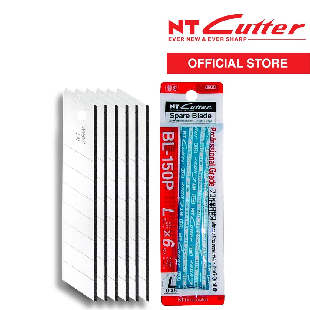 NT Cutter Spare Blades L Type Blade 6-Piece set (Model # BL150P ...