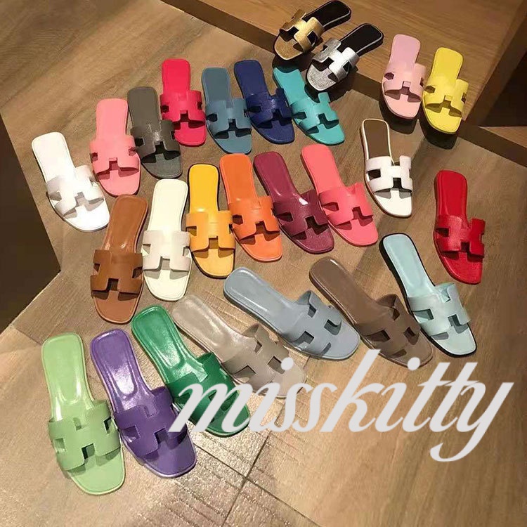 hms H-slippers flat all colors collection slides slippers sandals ...
