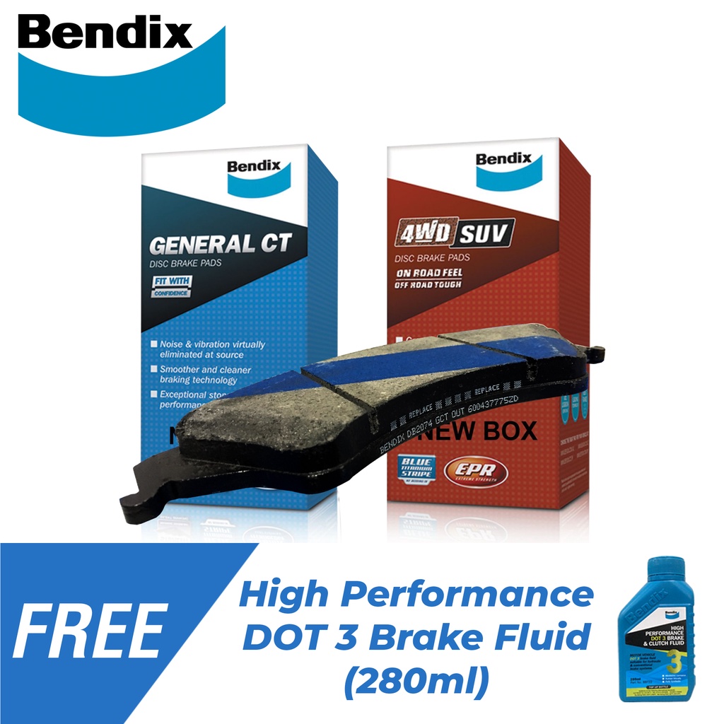 Bendix Brake Pads DB2074 Front Set for Mazda BT-50 2012-2018 | Shopee Philippines