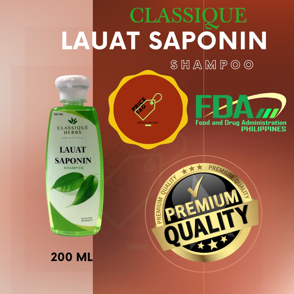Lauat Saponin Shampoo (100% Authentic) | Shopee Philippines